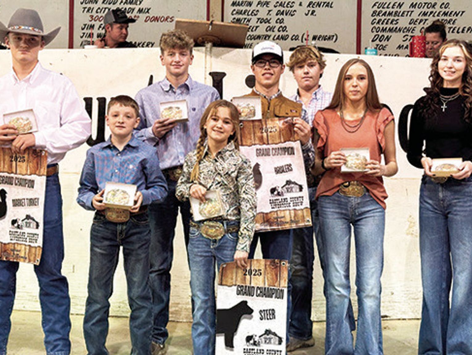 CONGRATULATIONS EASTLAND COUNTY 2025 LIVESTOCK SHOW WINNERS!