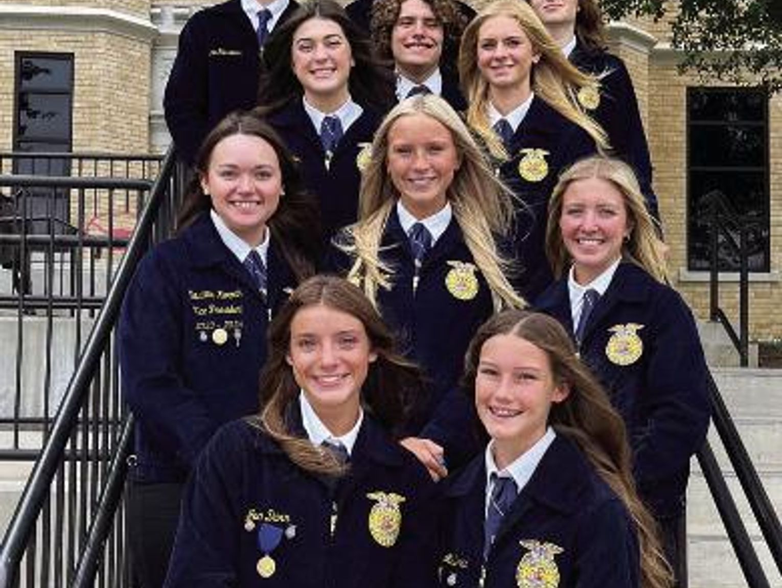 Eastland FFA Introduces Chapter Officer Team