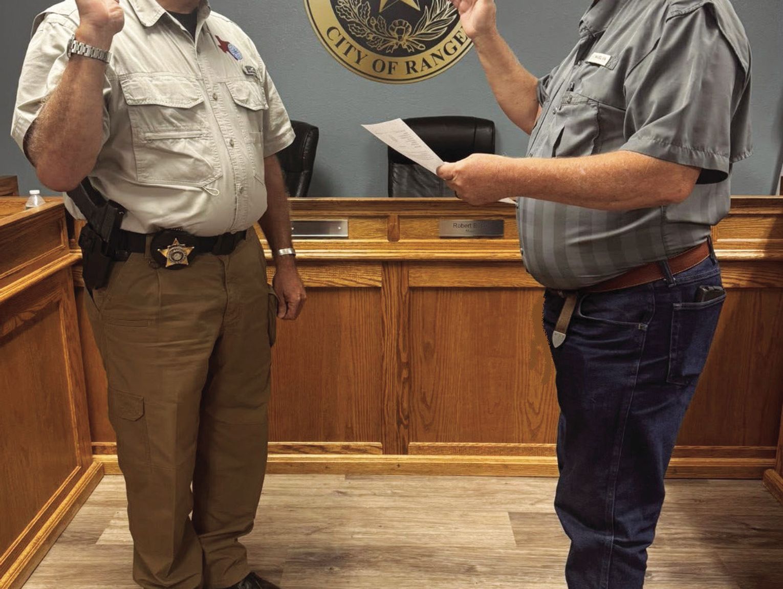 New Ranger Police Chief Takes Oath of Office